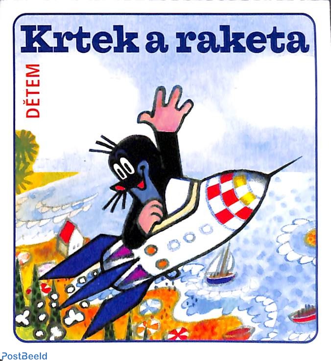 Briefmarke 2013, Tschechische Republik Mole & rocket booklet s-a, 2013 ...